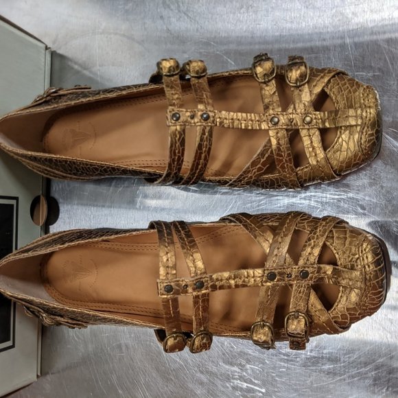 Frye | Shoes | Frye Anna Multi Strap Gold | Poshmark